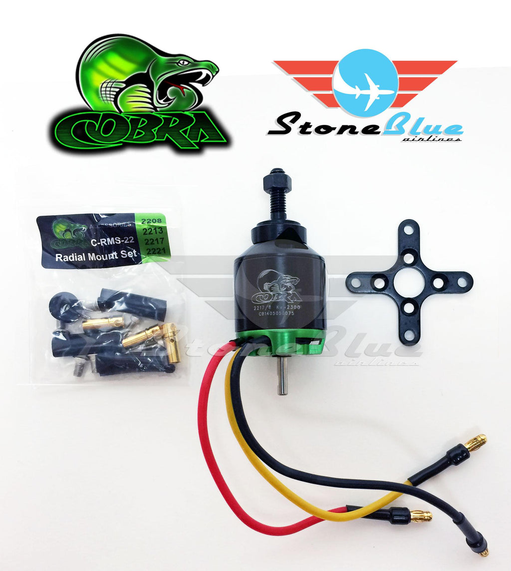 Cobra Motor 2217-12 1550KV – Stone Blue Hobbies