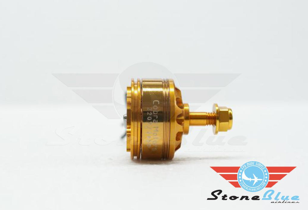 Cobra Motor 2207 2450KV Champion Series "Golden" – Stone Blue Hobbies