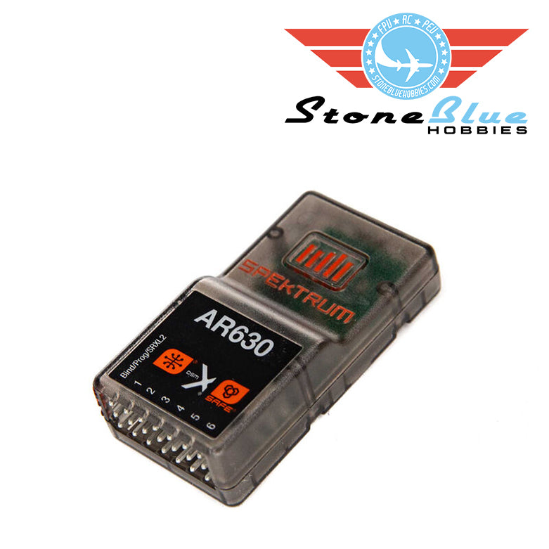 Spektrum AR630 6 Channel AS3X SAFE Receiver – Stone Blue Hobbies
