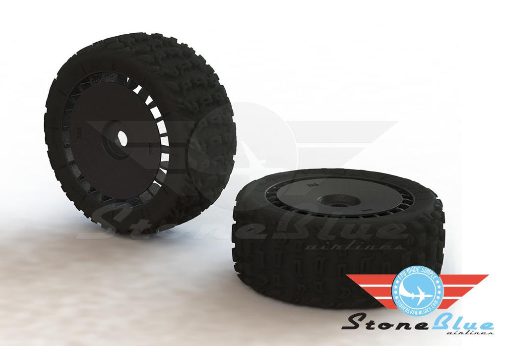 DBOOTS 'KATAR T 6S' TIRE SET GLUED (BLACK) (2PCS) #AR550048 – Stone ...